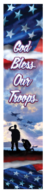 BLESS OUR TROOPS YARD EXPRESSION – Andrea's Schnuck Store