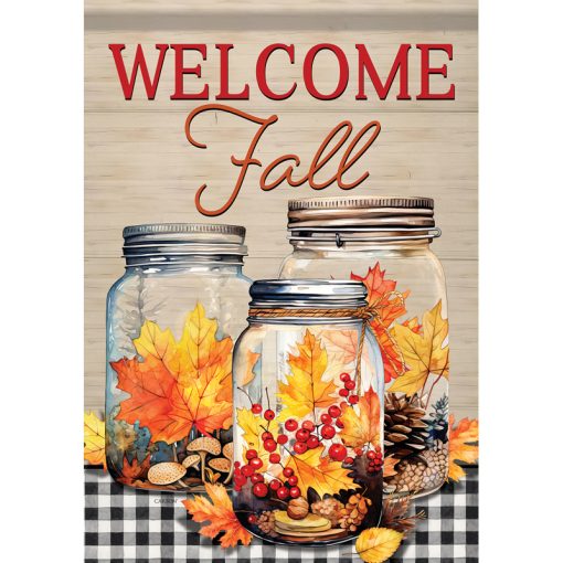 Fall Jar Flag – Andrea's Schnuck Store