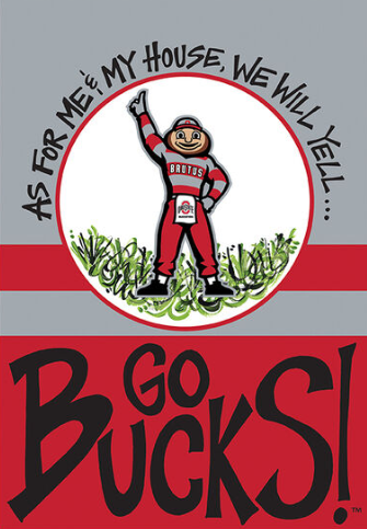 Ohio State Go Bucks House Flag 40 x 28 – Andrea's Schnuck Store