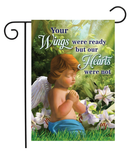 Praying Angel Garden Flag – Andrea's Schnuck Store