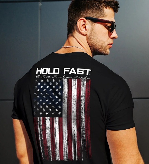 Hold Fast Flag T-Shirt – Andrea's Schnuck Store